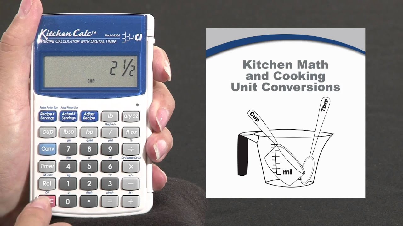 Kitchen Calc Pro Kitchen Math And Conversions How To YouTube Kitchen Calc Pro Kitchen Math And Conversions How To YouTube