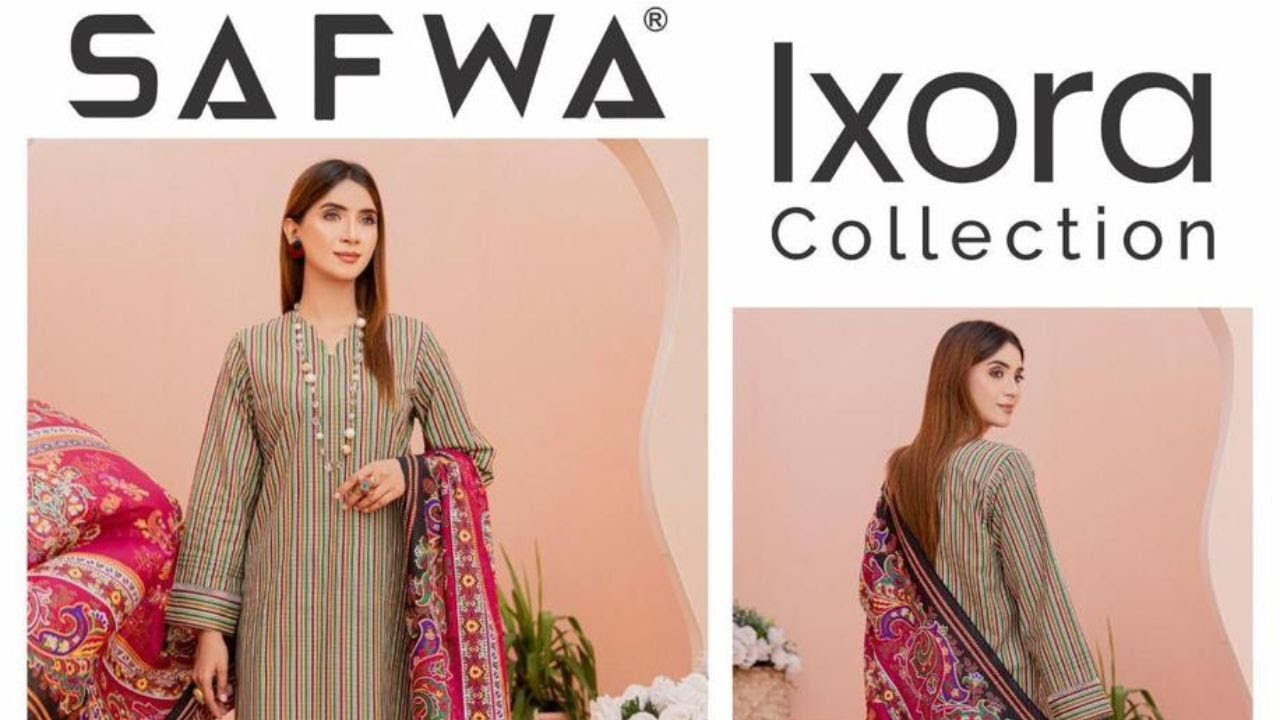 Safwa Brand | CAMBRIC COTTON COLLECTION | SAFWA IXORA 3 PIECE | IN ...