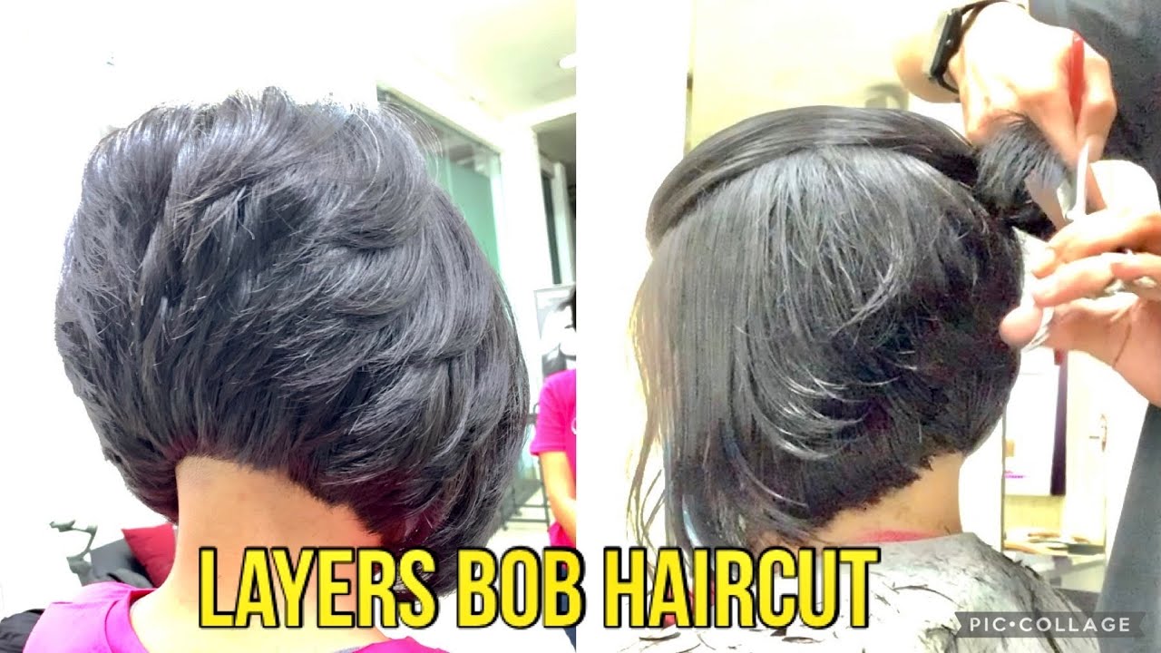 BOB HAIRCUT | Potong Rambut wanita | Tutorial haircut | Short Haircut ...