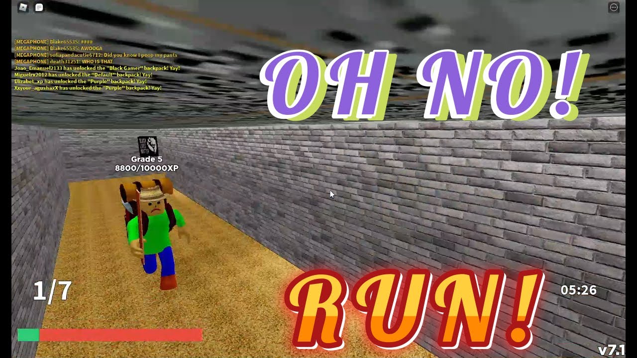 Roblox BALDI's BASICS Multiplayer Part 5 - YouTube