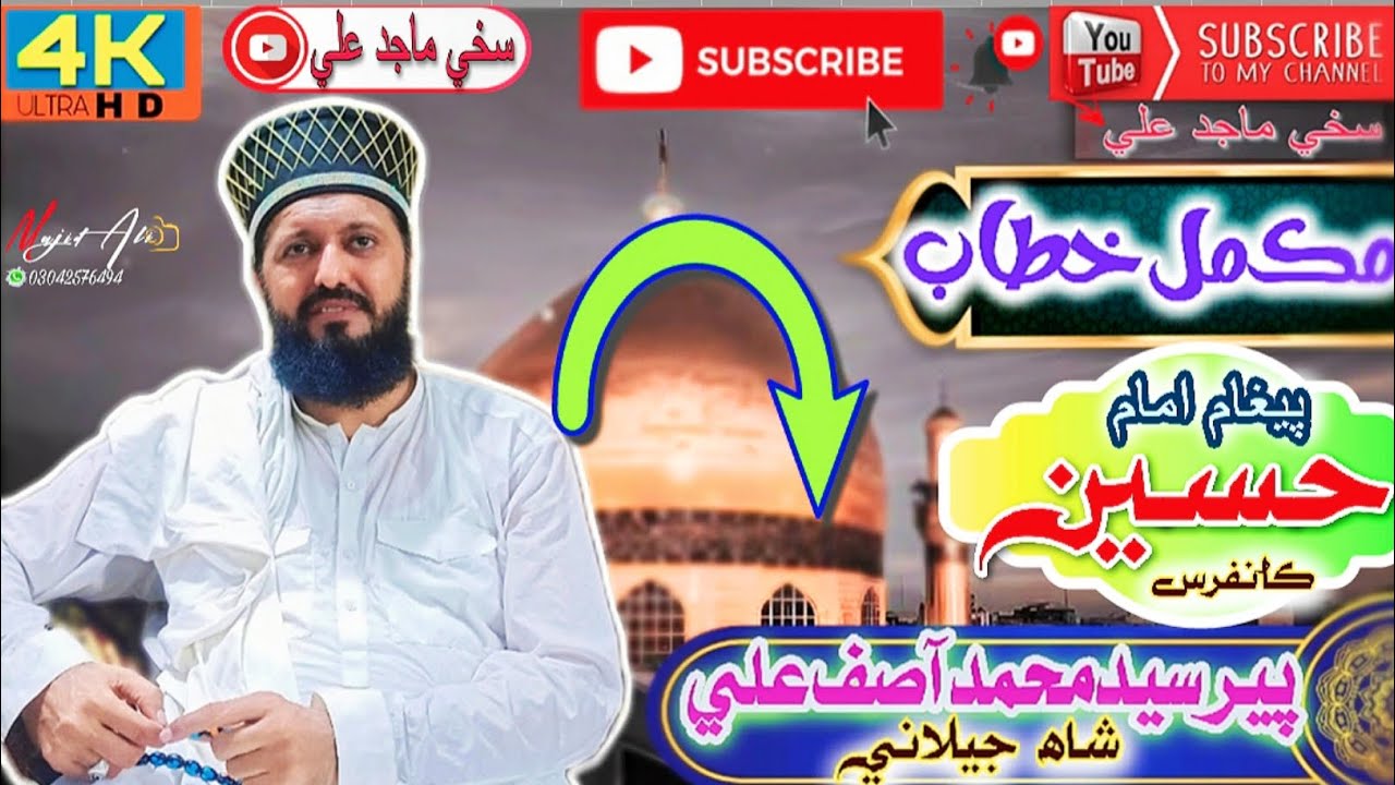SAYED MUHAMMAD ASIF ALI SHAH JEELNI|RANIPUR|WARA|5MAHRAMULHARM|IMAM HUSSIAN KANFRINS - YouTube