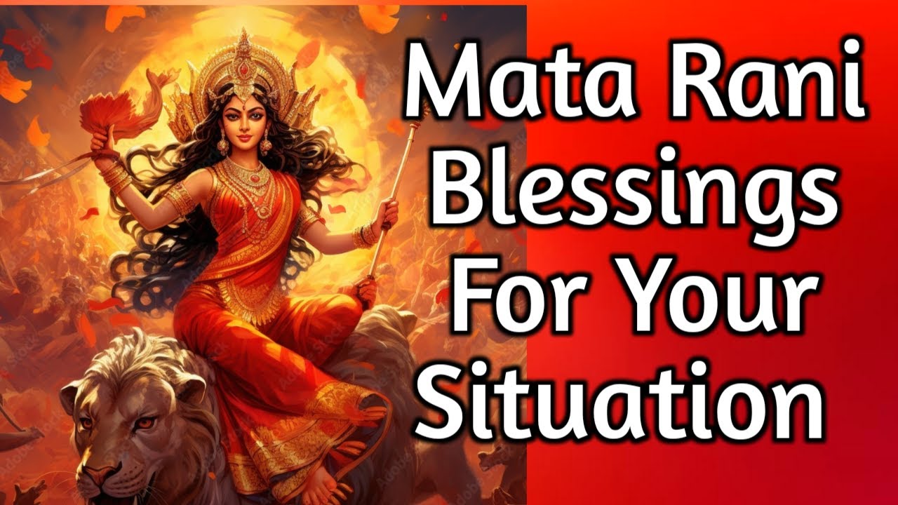 ️Navratri Special Mata Rani Blessings ️For Your Situation timeless 🌺 ...