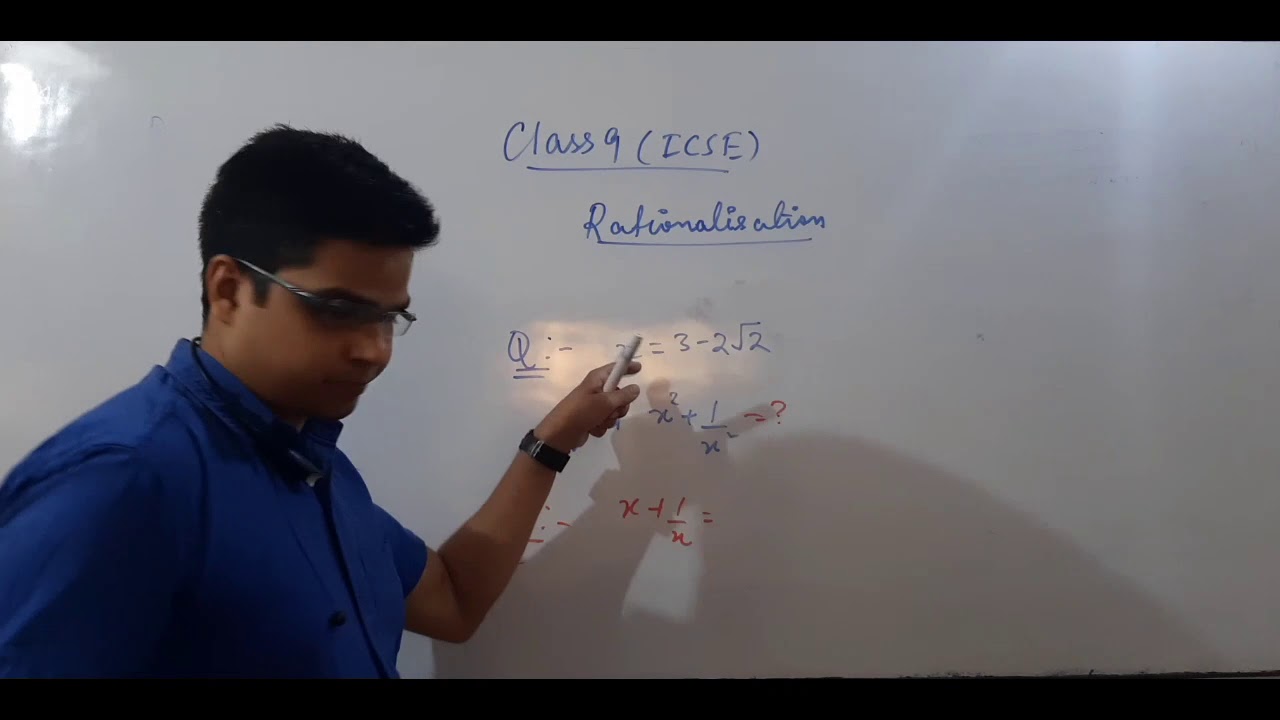 CLASS 9 MATHEMATICS rationalisation - YouTube