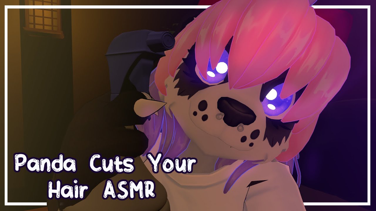 ASMR | Panda Friend Gives You a Haircut! - YouTube