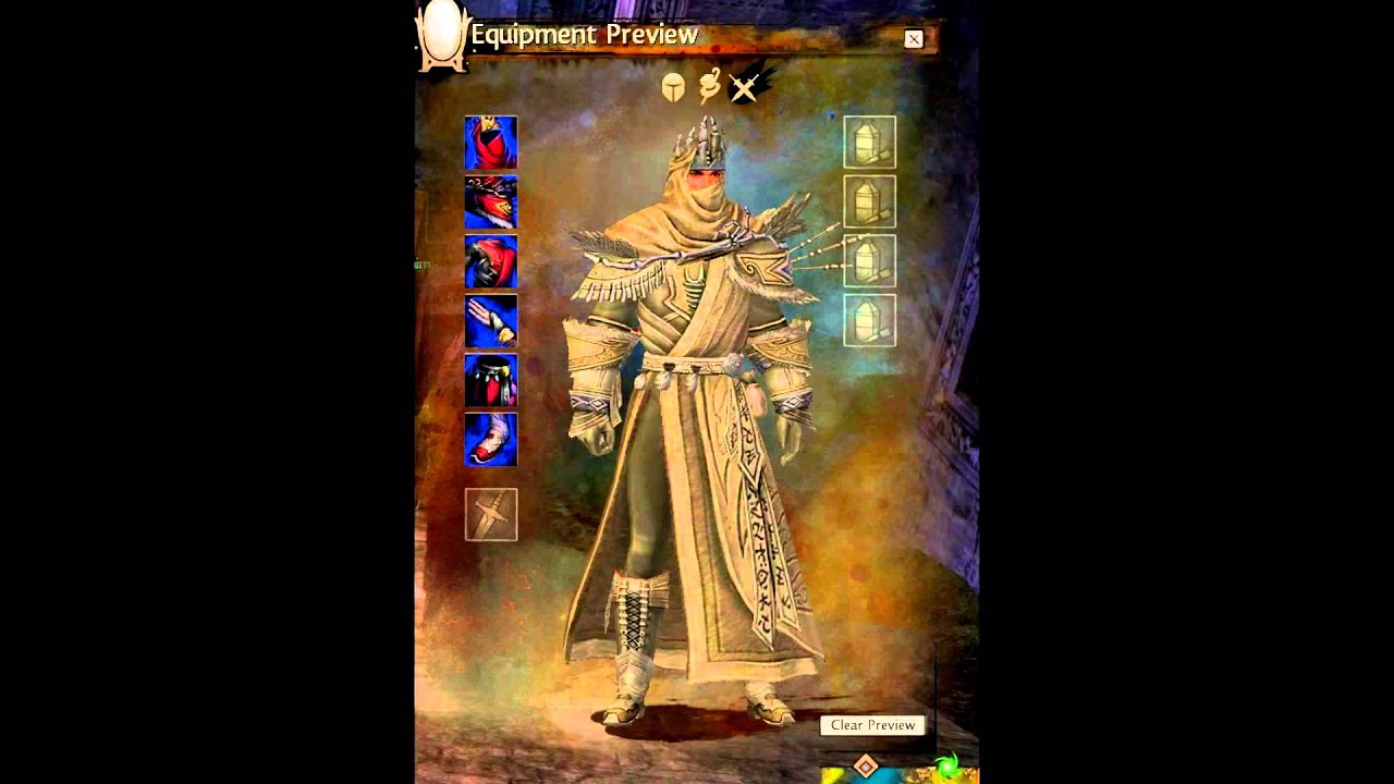 Guild Wars 2 Complete Human Male Light Armor Models - PvP and PvE - YouTube