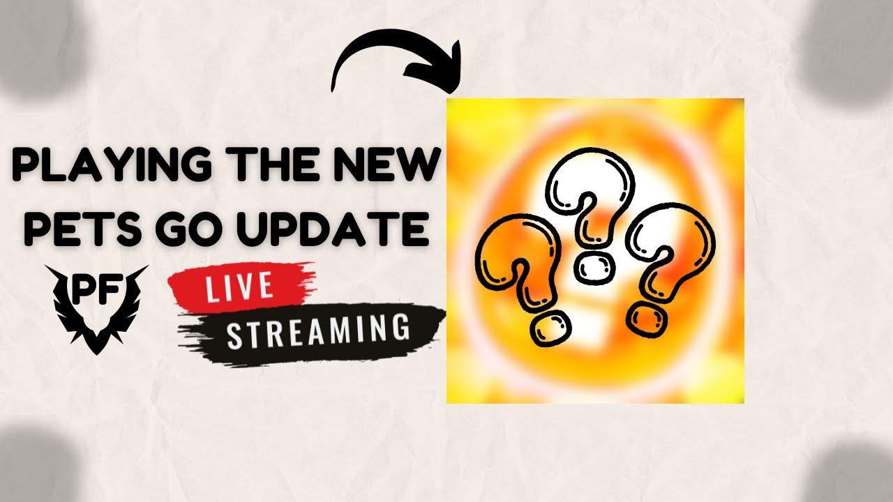 *F2P* PLAYING THE NEW PETS GO UPDATE LIVE 🔴 #petsgo #roblox #live - YouTube