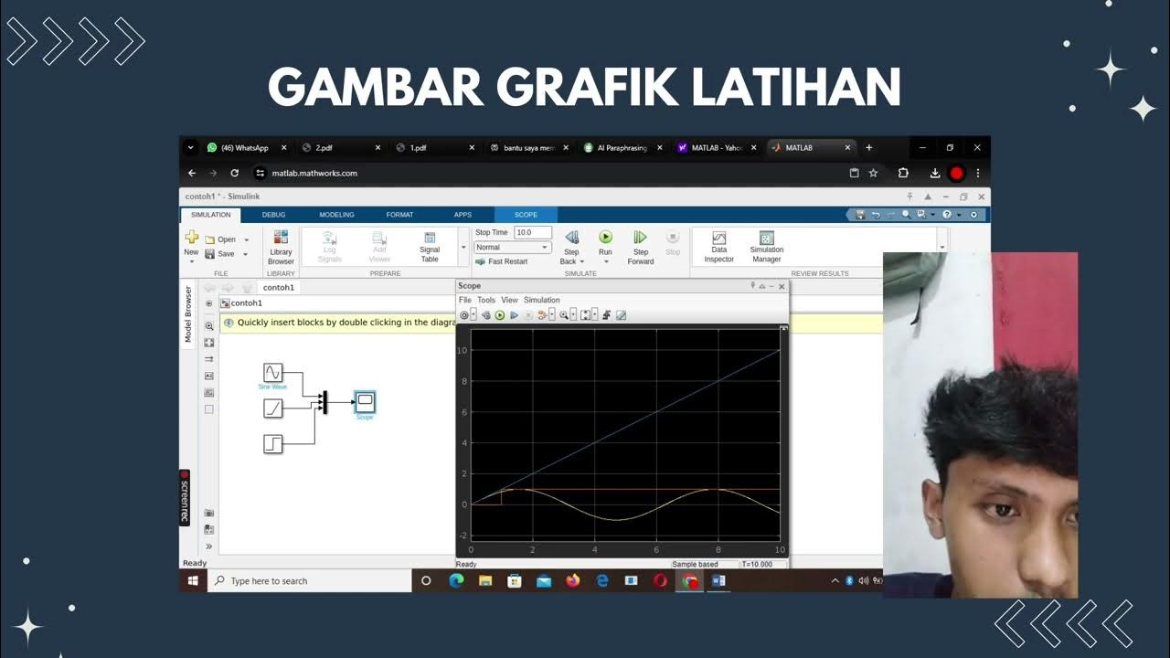dasar dasar simulink - YouTube