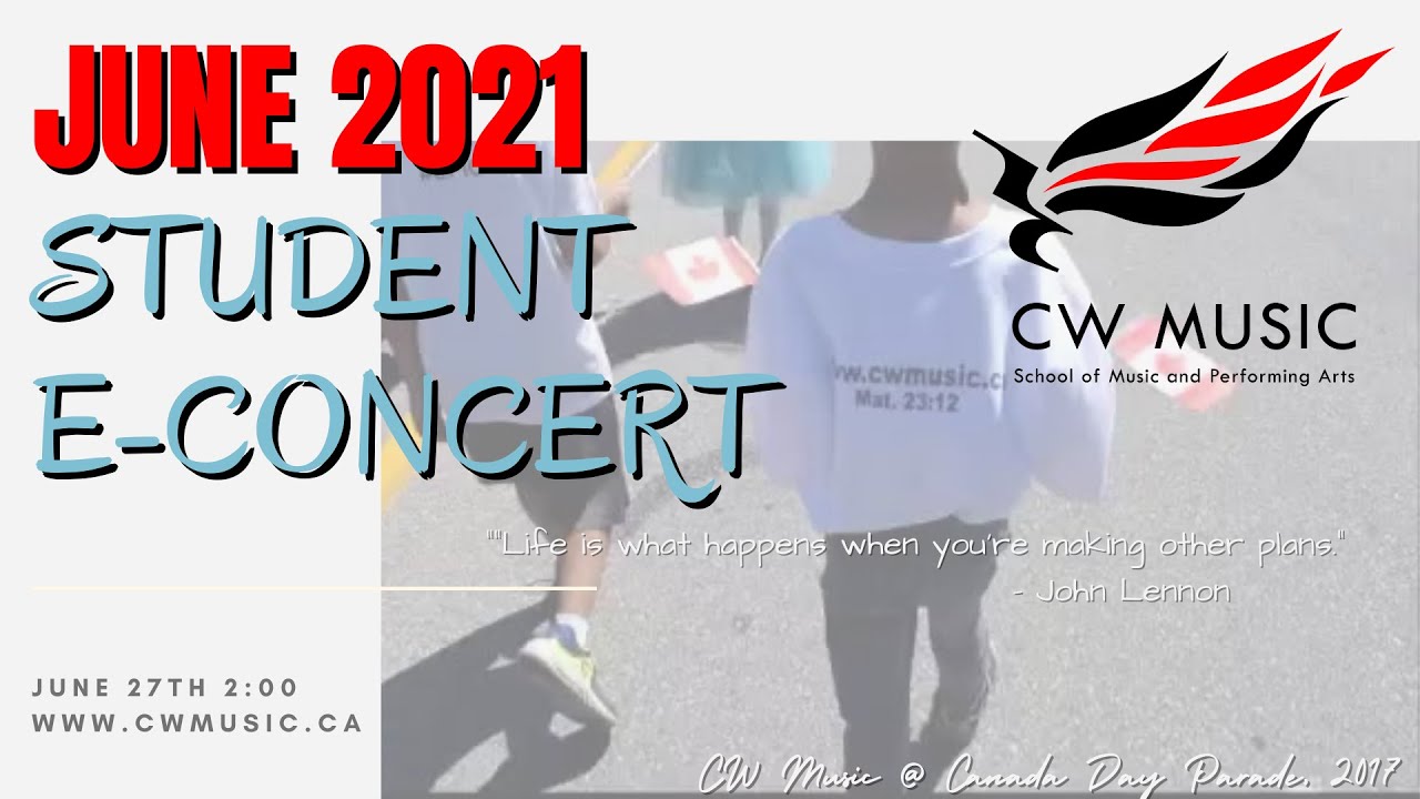 CW Music June 2021 e-Concert - YouTube