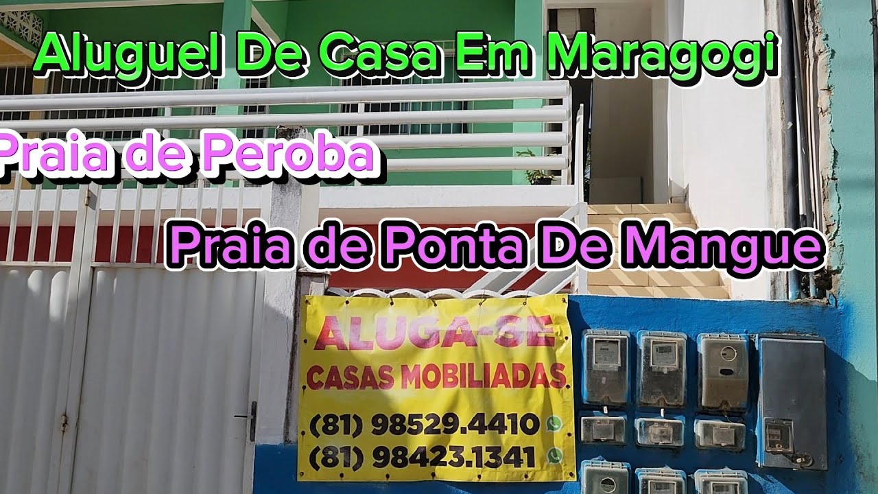 Maragogi AL Alugueis De Casas Nas Praias De Peroba E Ponta De Mangue Em ...