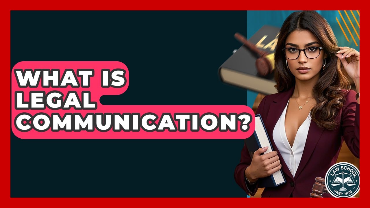 What Is Legal Communication? - Law School Prep Hub - YouTube