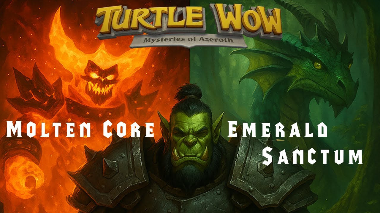 Turtle WoW - MC+ES Molten Core Emerald Sanctum RU/ENG, Warrior Arms ...
