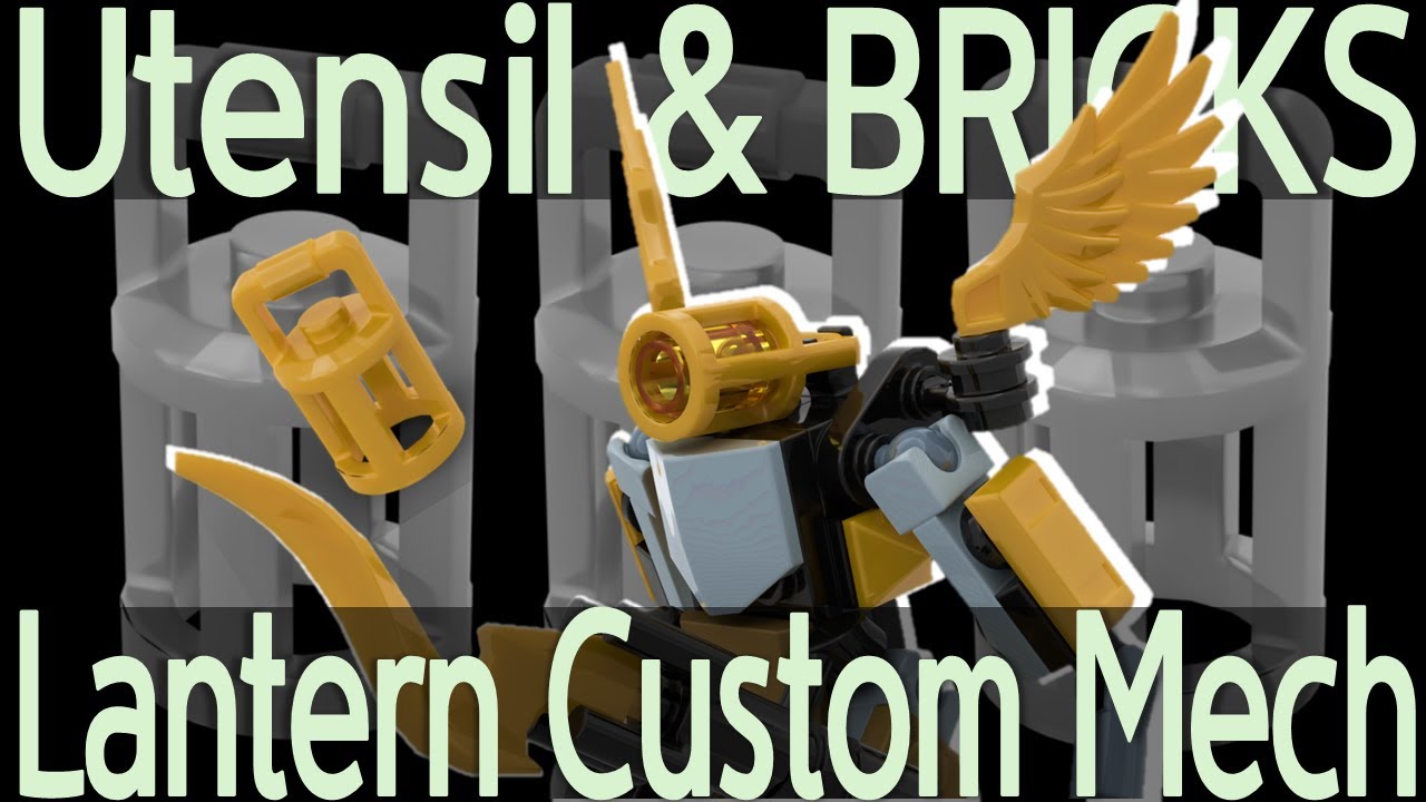 Brick Custom Instruction - Lantern Mech Lv.5 - YouTube