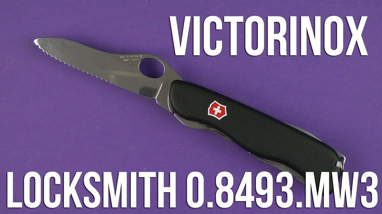 Распаковка Victorinox Locksmith Vx08493.MW3 - YouTube