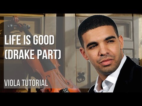 How to play Life is Good (Drake Part) by Drake on Viola (Tutorial ...