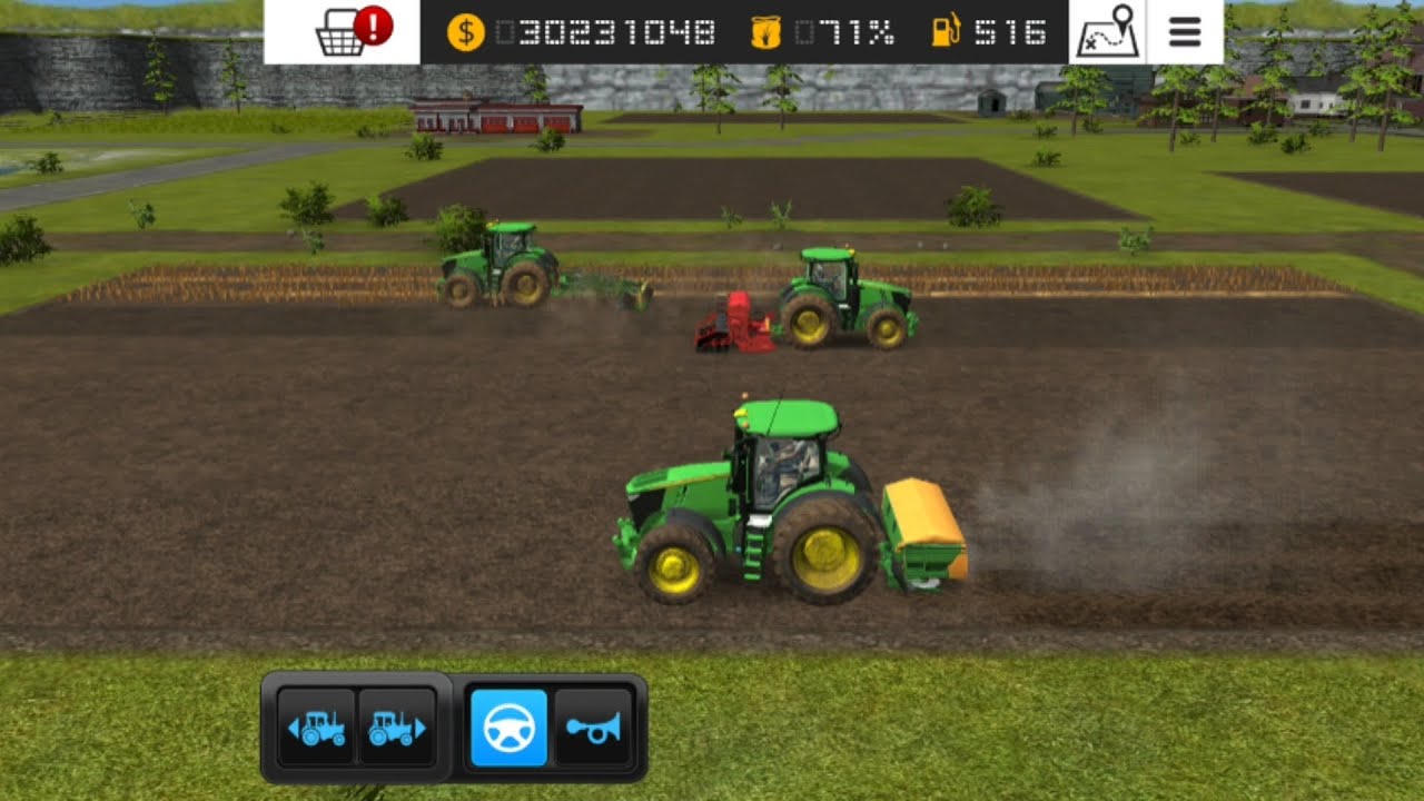 Fs 16 New Update First Gameplay With Jhon Deer Tractor || Farming ...