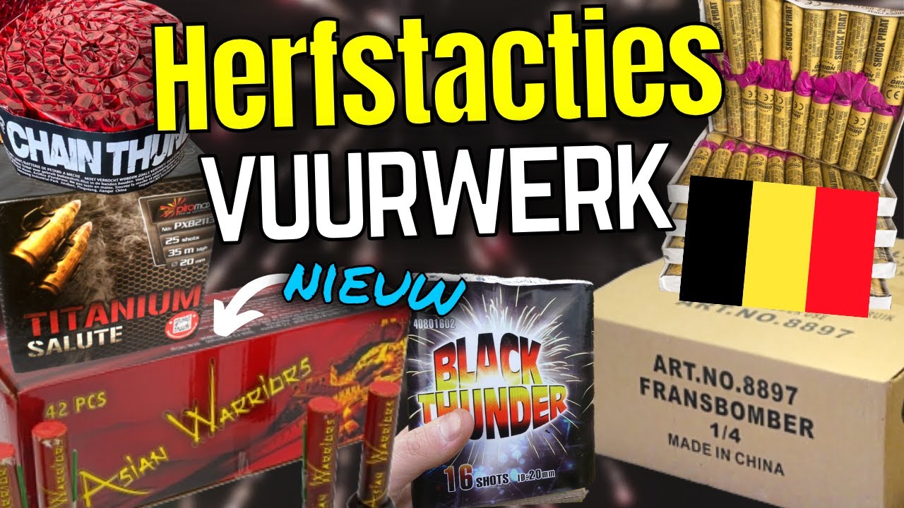 Nieuwe herfstacties België | Vuurwerk 2023 - YouTube