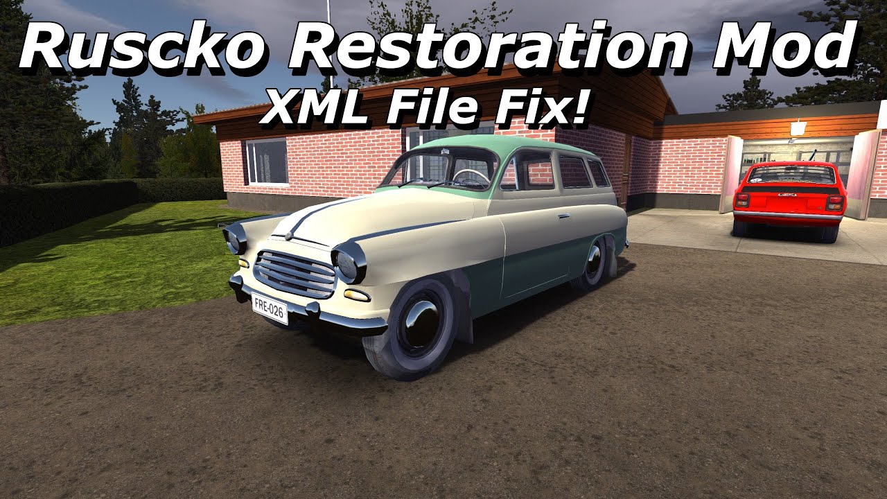 [Tutorial] Ruscko restoration mod XML file fix. - YouTube