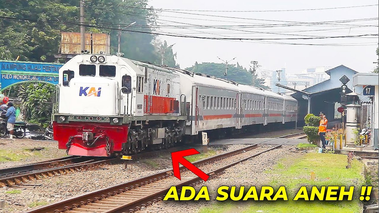 RODA BOGIE LOKOMOTIF MENGELUARKAN SUARA ANEH - YouTube