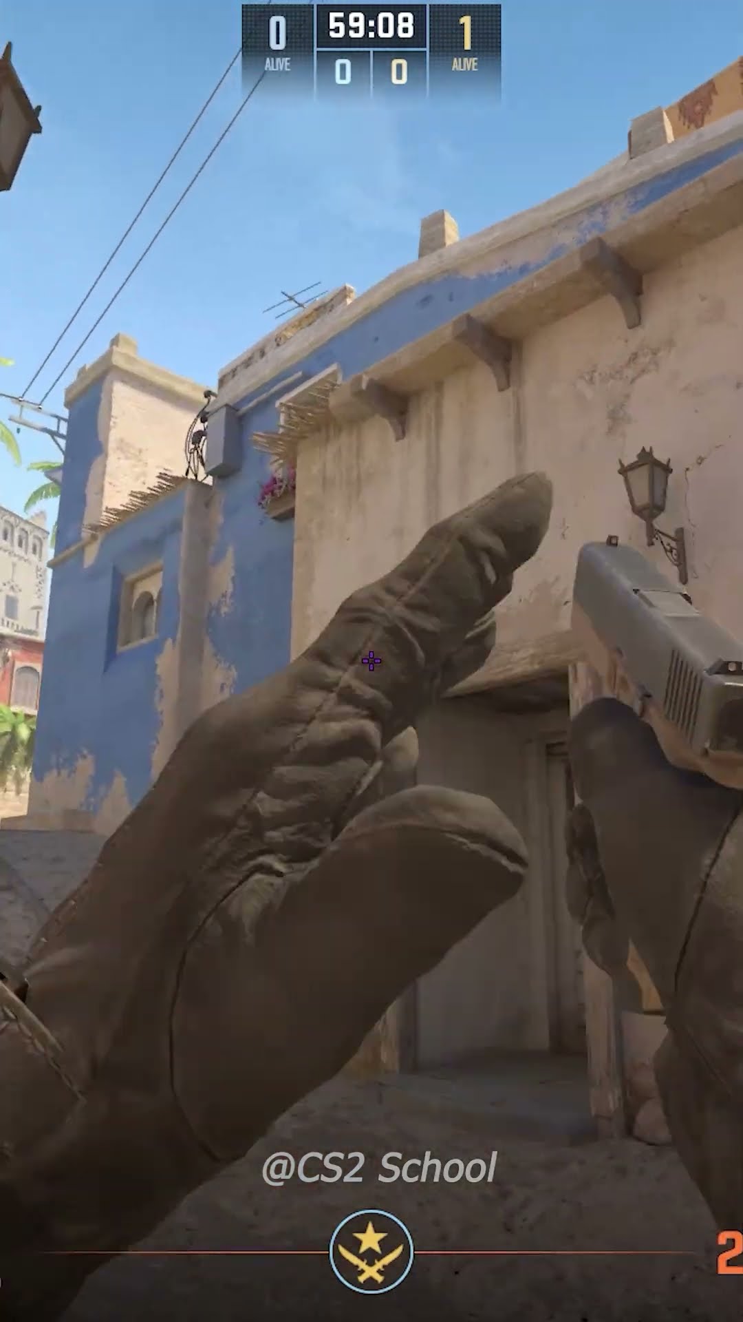 CS2 Mirage - Mid Smokes & Flashes for T&CT Sides - #Cs2 #CounterStrike ...