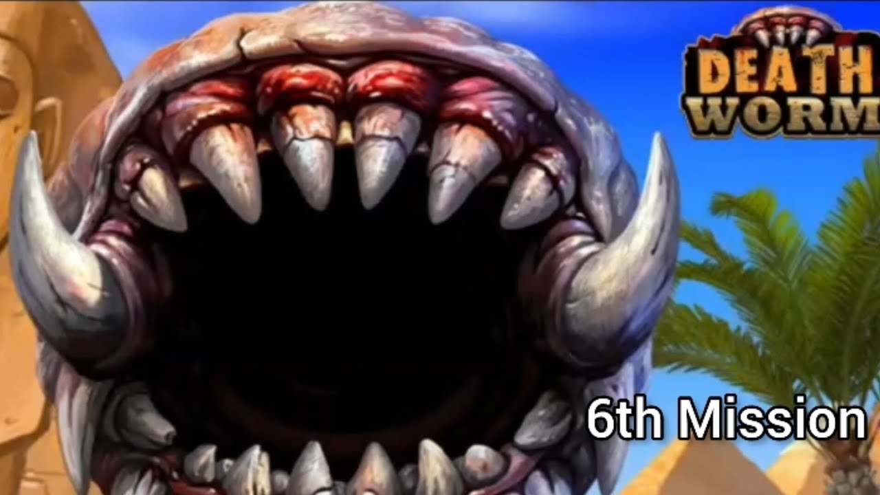 6th mission of killer worm, Giant worm, Death worm, nightmare - YouTube