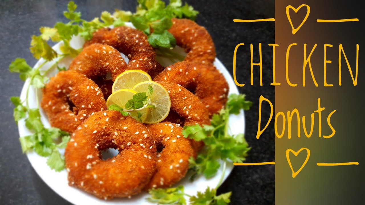 Chicken Donuts recipe | ചിക്കൻ ഡോണട്ട് | Freeze & Store | Easy Chicken ...