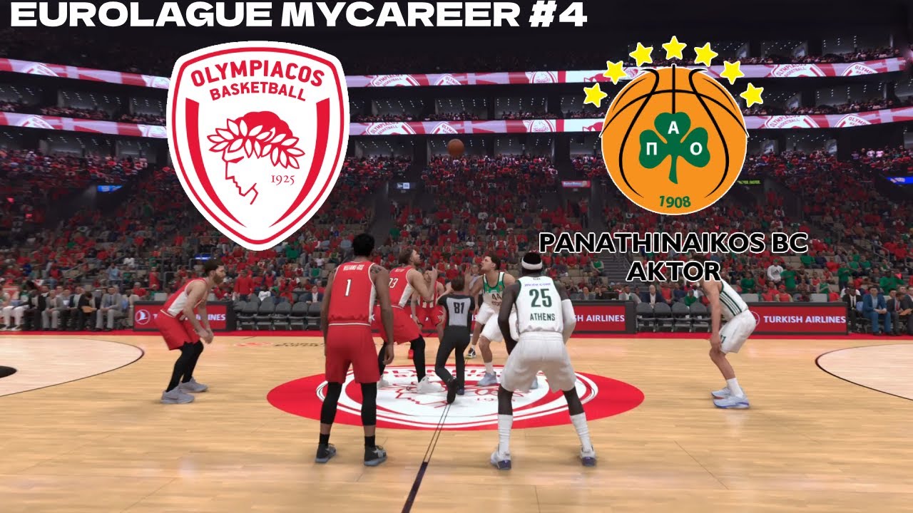 ΠΑΙΖΟΥΜΕ ΣΤΟ ΝΤΕΡΜΠΙ ΑΙΩΝΙΩΝ !!!! (EUROLEAGUE MYCAREER #4) - YouTube