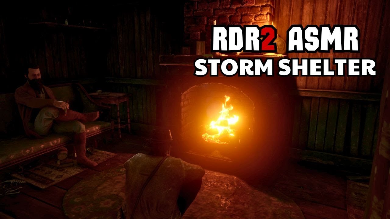 Storm Shelter in Rhodes Abandoned House | RDR2 ASMR Ambience - YouTube