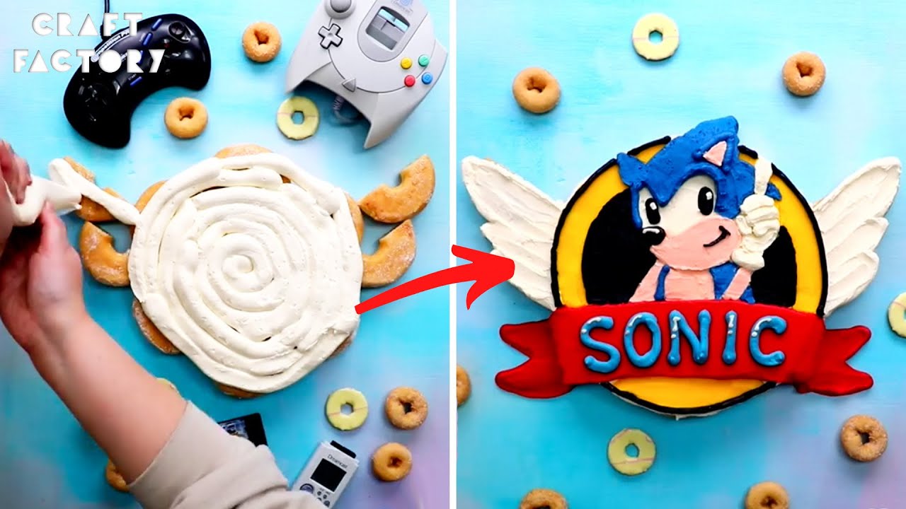 Amazing Donut Cakes For Any Video Game Lover! | Craft Factory | Pull ...