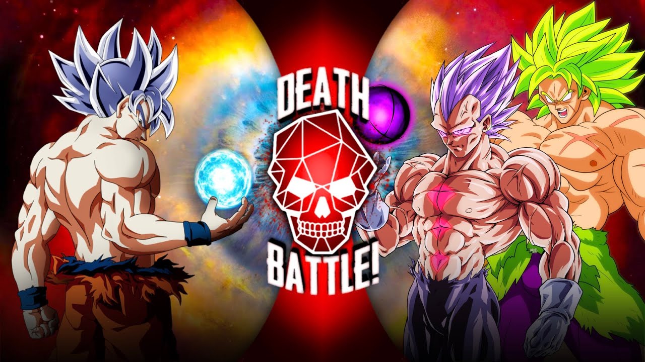 MUI Goku vs. UE Vegeta & SSFP Broly | MUGEN Death Battle - YouTube