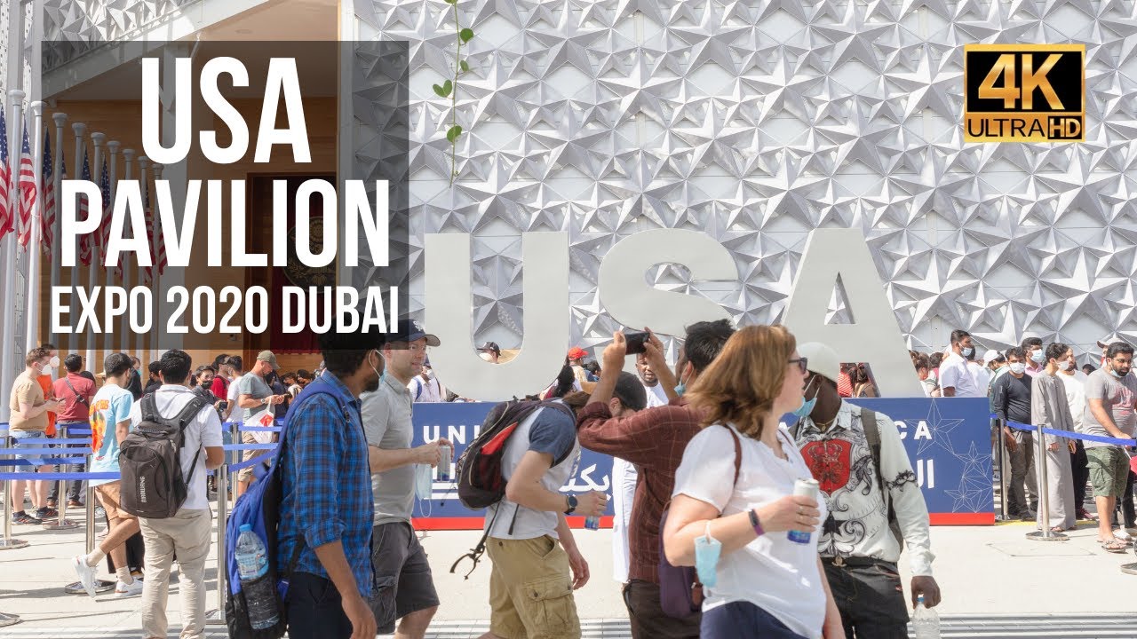 [4K] WALK TOUR INSIDE USA PAVILION | MOBILITY IN ACTION & FREEDOM ...