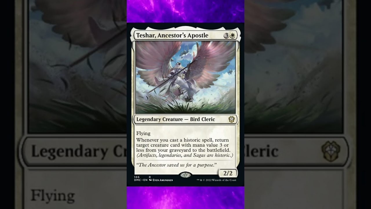 What is Teshar, Ancestor's Apostle? Dominaria United Commander set ...