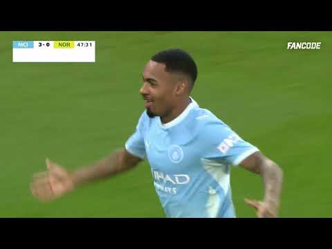 17-Year-Old Floyd Samba Scores Twice on Debut: Manchester City Demolish Norwich 5-0 | Highlights
