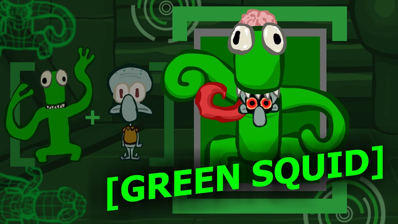 Let's Mix Green & Squidward | Character Fusion Animation EP.5 - YouTube