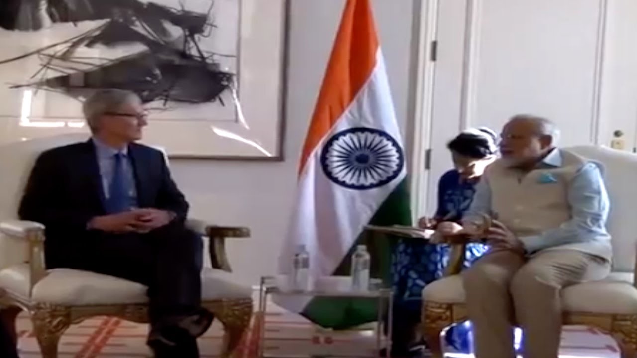 Apple CEO Tim Cook Meets PM Narendra Modi | Silicon Valley | Mango News ...