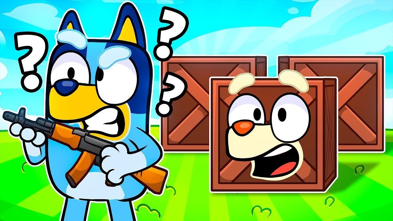 BINGO TROLL BLUEY EN CACHE-CACHE !! (c'est trop drôle) - YouTube