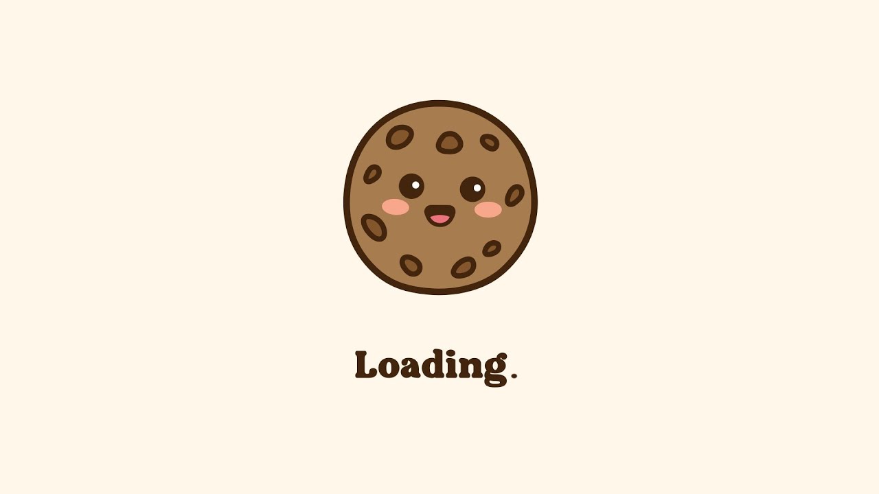 Cake and donut loading screen cute - YouTube