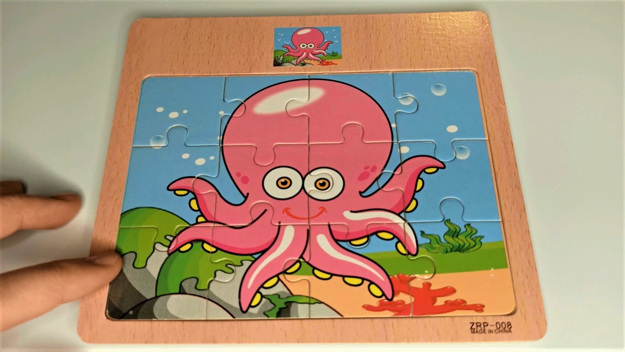 Octopus Puzzle For Kids - YouTube