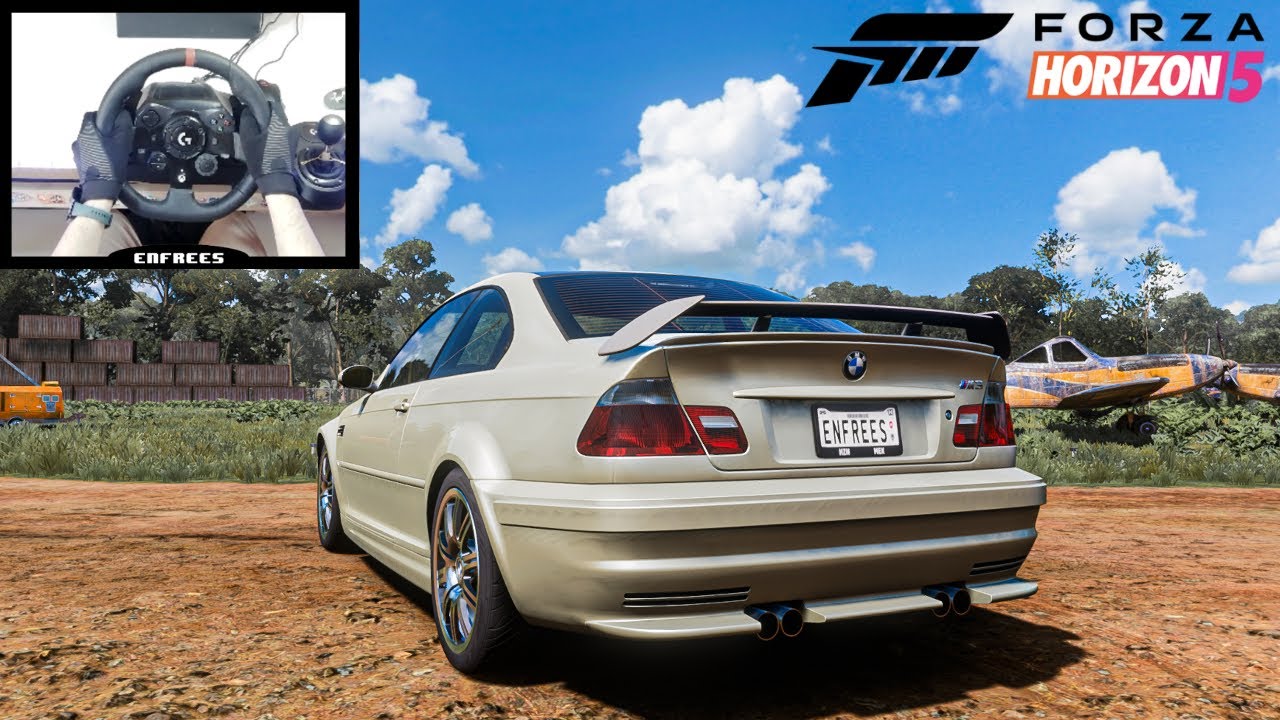 BMW M3-GTR - Forza Horizon 5 | Logitech g923 gameplay - YouTube
