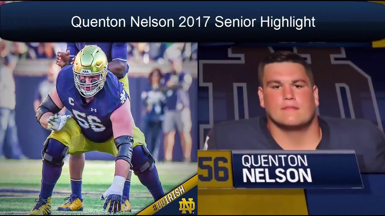Quenton Nelson 2017 Highlight Film - YouTube