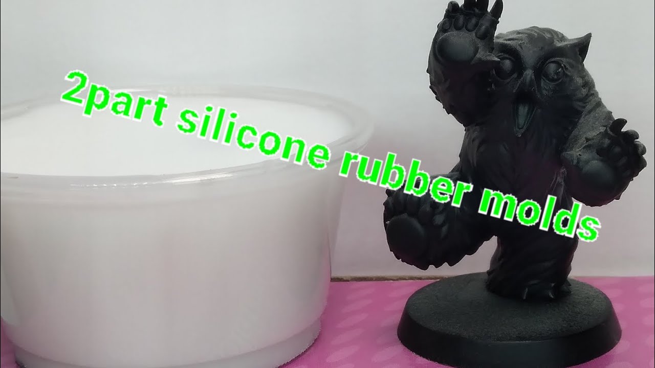 two-part silicone rubber molds quick simple explanation - YouTube