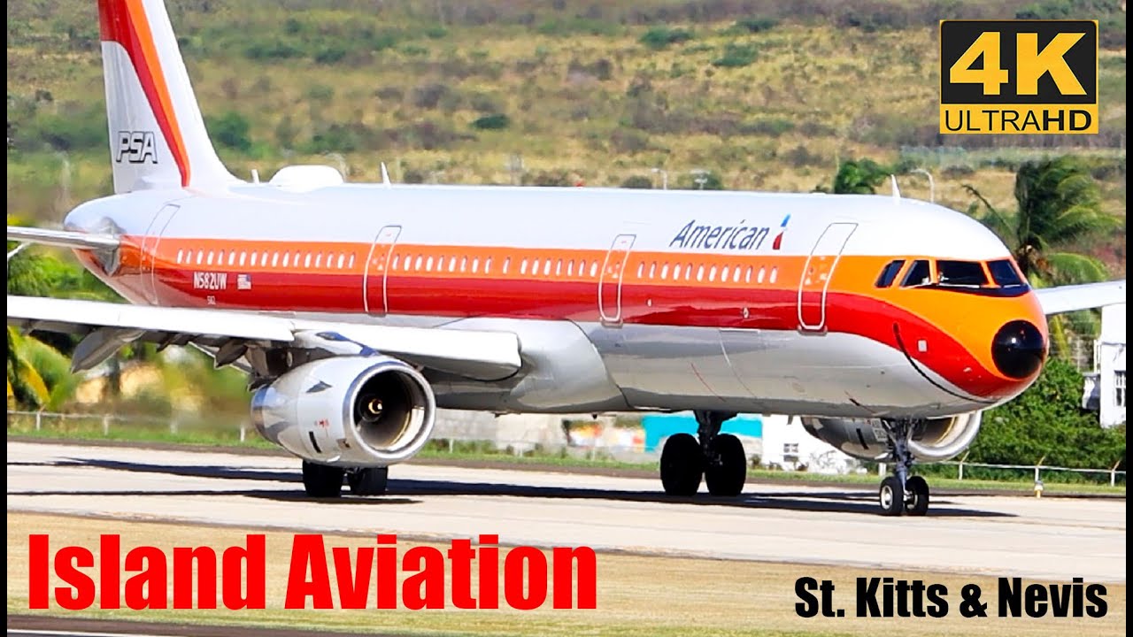 PSA Airlines Livery | American Airlines A321 | Departing St. Kitts For ...