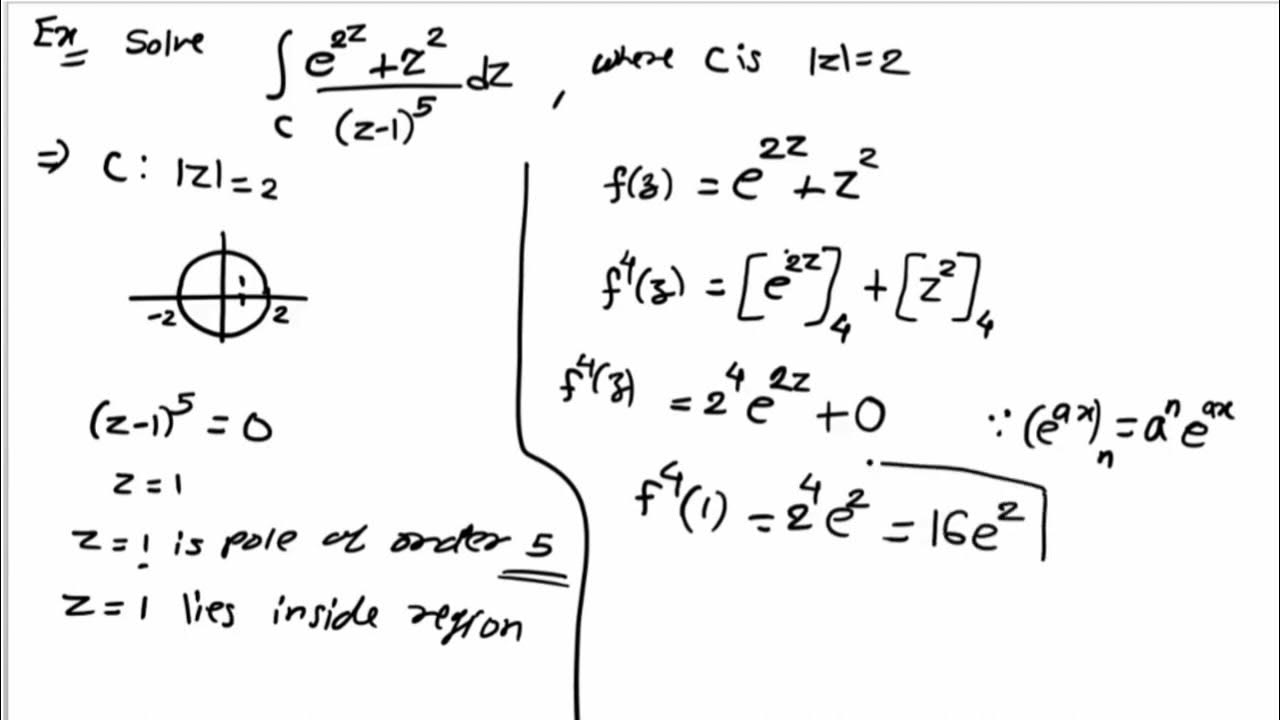 solve integration by using residue theorem || Complex Integral Engineering maths - YouTube