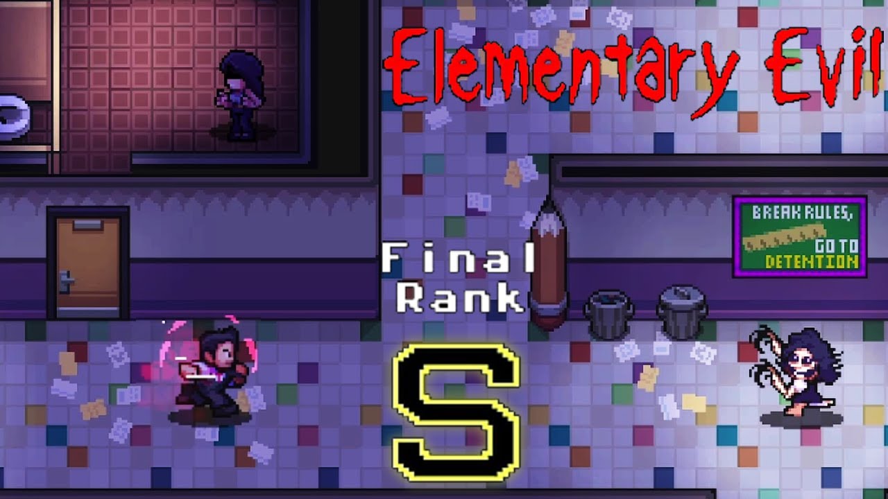 Elementary Evil S-Rank + E Sequence and Bierce Diary || Super Dark ...
