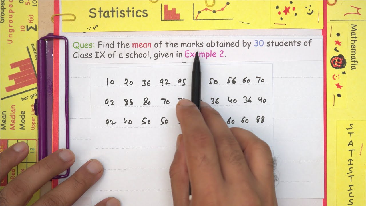 Example 10 and 11 Chapter 14 Class 9 | Statistics | NCERT Maths - YouTube