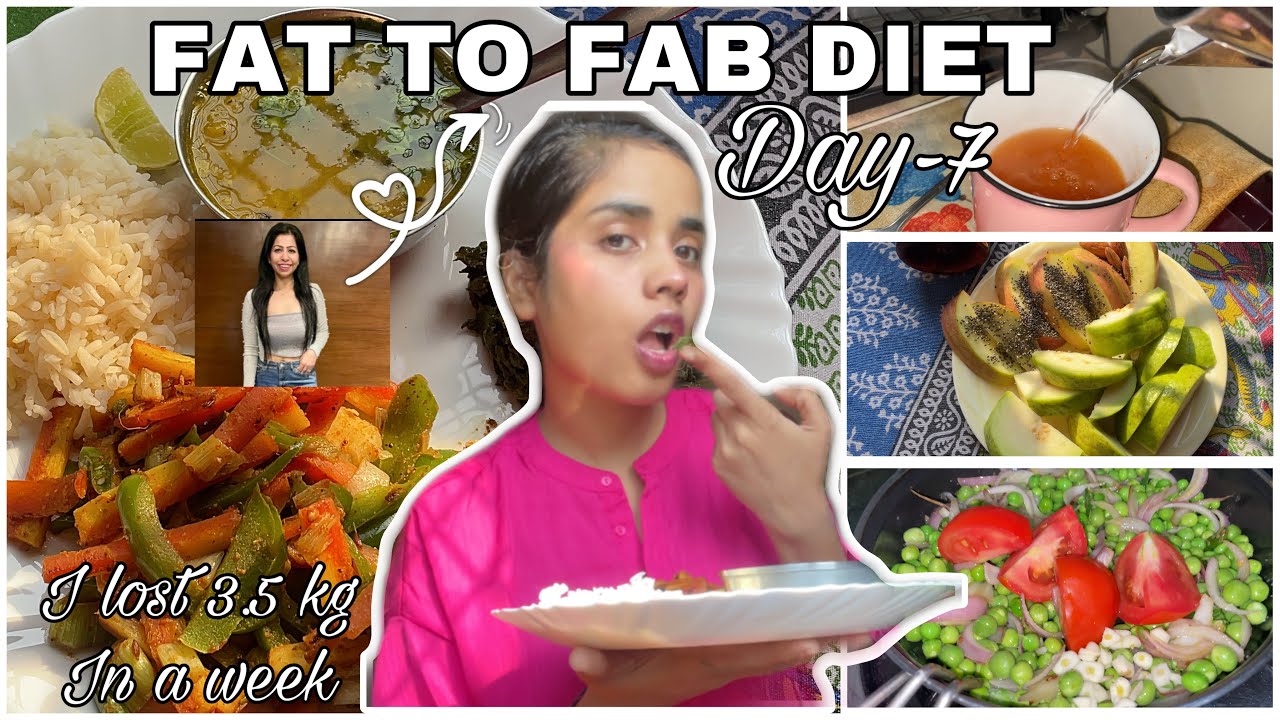 Tying FAT TO FAB diet for weight loss ( Day-7 ) @FattoFabSuman I lost 3 ...