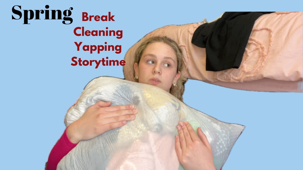 Spring (break) cleaning! And yappin about college - YouTube