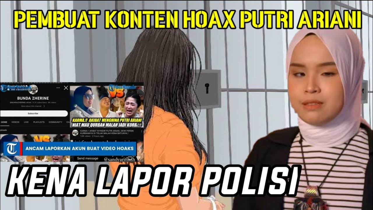 AKUN YOUTUBE BERITA HOAX PUTRI ARIANI TIARAP ‼️ - YouTube