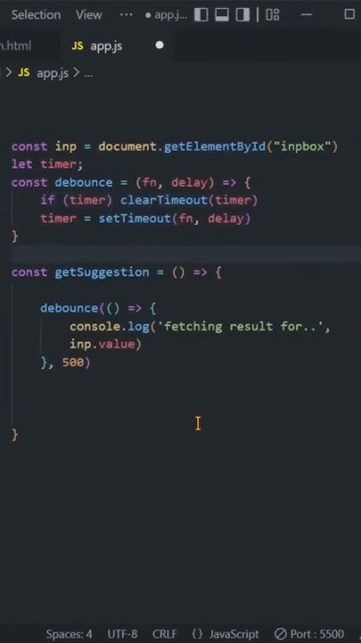 Debounce in javascript in Hindi #javascript #js #webdevelopment #metaballs - YouTube
