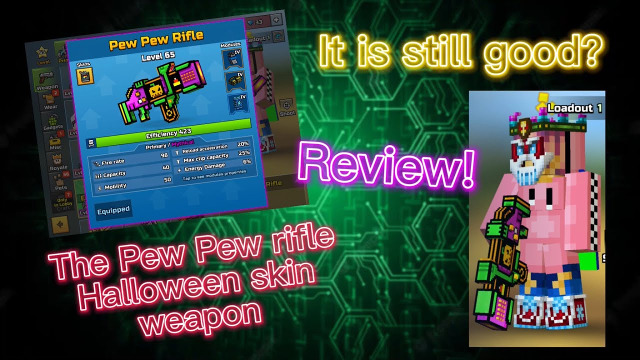 Is The Pew Pew Rifle Still Good? (Halloween Skin Weapon Review) - Pixel ...