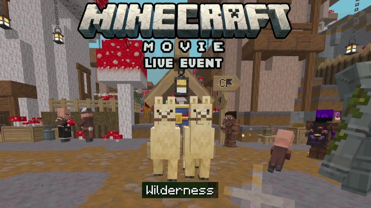 A Minecraft Movie Live Event: The Wilderness! - YouTube